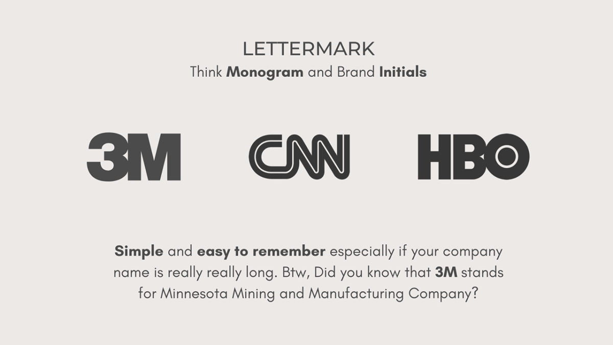 Types of Logos – Marina Duque